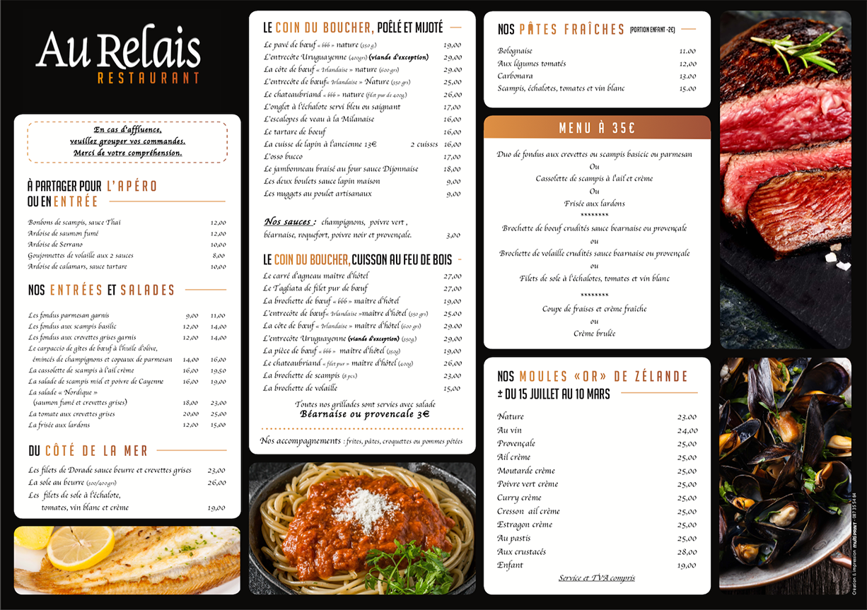 A la carte - Au relais